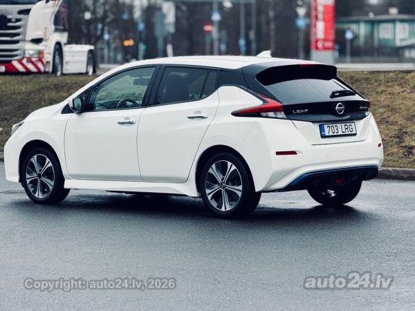 White Nissan Leaf 2021 in Tallinn, with an engine capacity of 0.00 L and mileage of 201 thousand km for 13790 €, photo 2 on AUTOMOTO.COM.LV