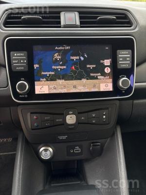 White Nissan Leaf 2021 in Jelgava, with an engine capacity of 0.00 L and mileage of 109 thousand km for 16500 €, photo 18 on AUTOMOTO.COM.LV