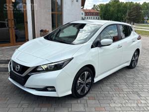 White Nissan Leaf 2021 in Jelgava, with an engine capacity of 0.00 L and mileage of 109 thousand km for 16500 €, photo  on AUTOMOTO.COM.LV