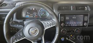 White Nissan Leaf 2021 in Jelgava, with an engine capacity of 0.00 L and mileage of 67 thousand km for 17300 €, photo 6 on AUTOMOTO.COM.LV