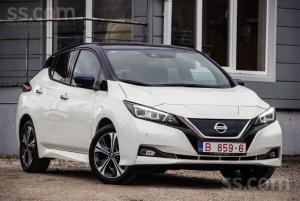 Balts Nissan Leaf 2021 Tukums, ar dzinēja tilpumu 0.00 L un nobraukumu 68 tūkst. km par 16900 €, foto  vietnē AUTOMOTO.COM.LV