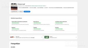 Balts Nissan Leaf 2021 Rīga, ar dzinēja tilpumu 0.00 L un nobraukumu 28 tūkst. km par 16555 €, foto 19 vietnē AUTOMOTO.COM.LV