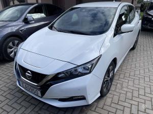 White Nissan Leaf 2021 in Vilnius, with an engine capacity of 0.00 L and mileage of 135 thousand km for 13950 €, photo  on AUTOMOTO.COM.LV