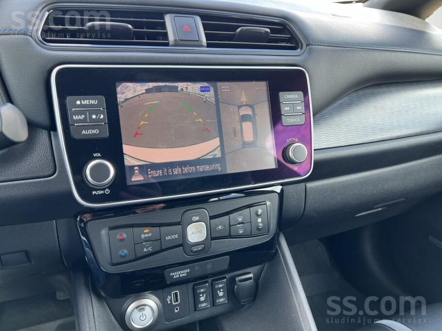 Balts Nissan Leaf 2021 Rīga, ar dzinēja tilpumu 0.00 L un nobraukumu 99 tūkst. km par 16990 €, foto 16 vietnē AUTOMOTO.COM.LV