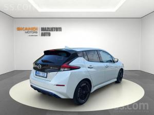 White Nissan Leaf 2021 in Riga, with an engine capacity of 0.00 L and mileage of 42 thousand km for 15990 €, photo 7 on AUTOMOTO.COM.LV