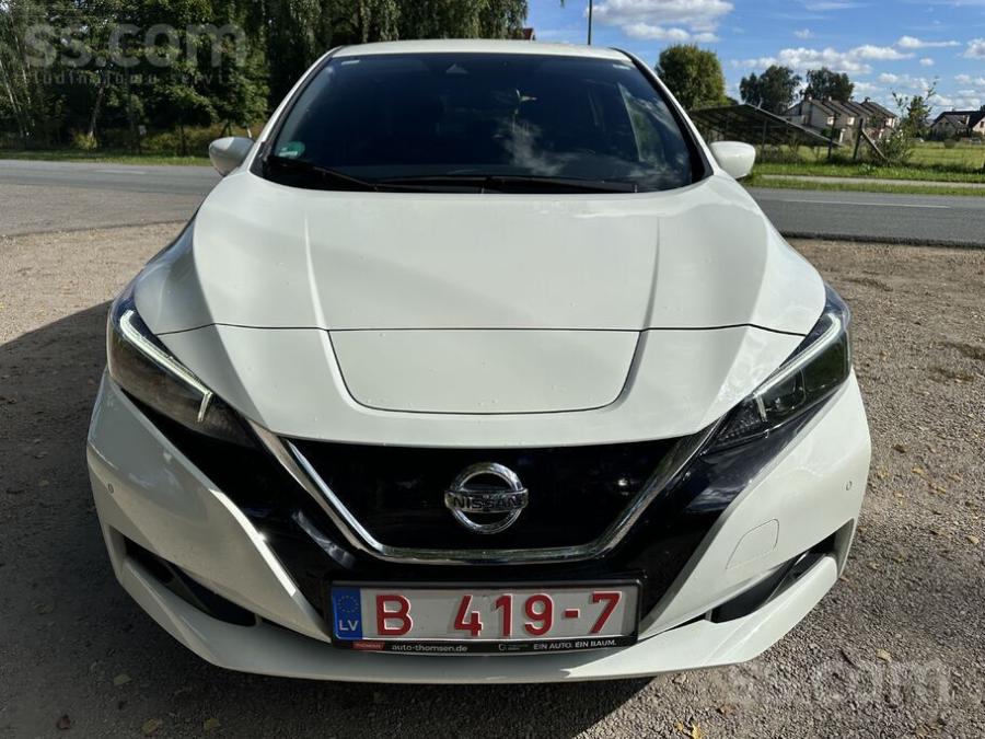 Balts Nissan Leaf 2021 Rīga, ar dzinēja tilpumu 0.00 L un nobraukumu 24 tūkst. km par 16990 €, foto 9 vietnē AUTOMOTO.COM.LV