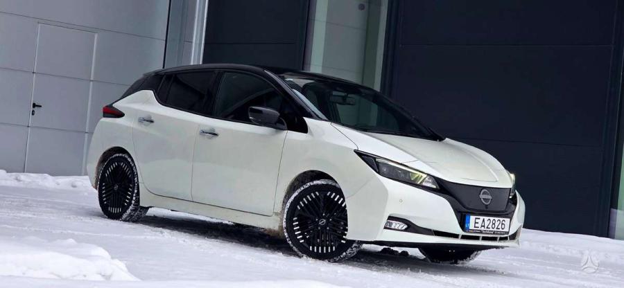 Balts Nissan Leaf 2022 Viļņa, ar dzinēja tilpumu 0.00 L un nobraukumu 62 tūkst. km par 15900 €, foto 6 vietnē AUTOMOTO.COM.LV
