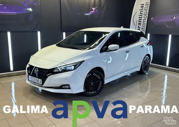 White Nissan Leaf 2022 in Avizieniai, with an engine capacity of 0.00 L and mileage of 43 thousand km for 17250 €, photo 1 on AUTOMOTO.COM.LV