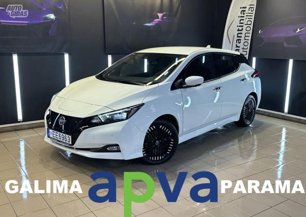 White Nissan Leaf 2022 in Avizieniai, with an engine capacity of 0.00 L and mileage of 43 thousand km for 17250 €, photo 2 on AUTOMOTO.COM.LV