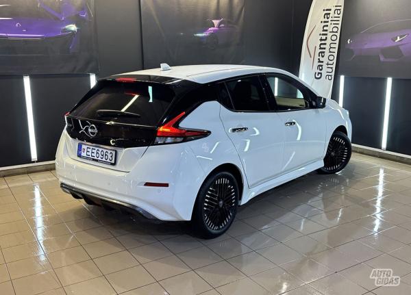 White Nissan Leaf 2022 in Avizieniai, with an engine capacity of 0.00 L and mileage of 43 thousand km for 17250 €, photo 3 on AUTOMOTO.COM.LV