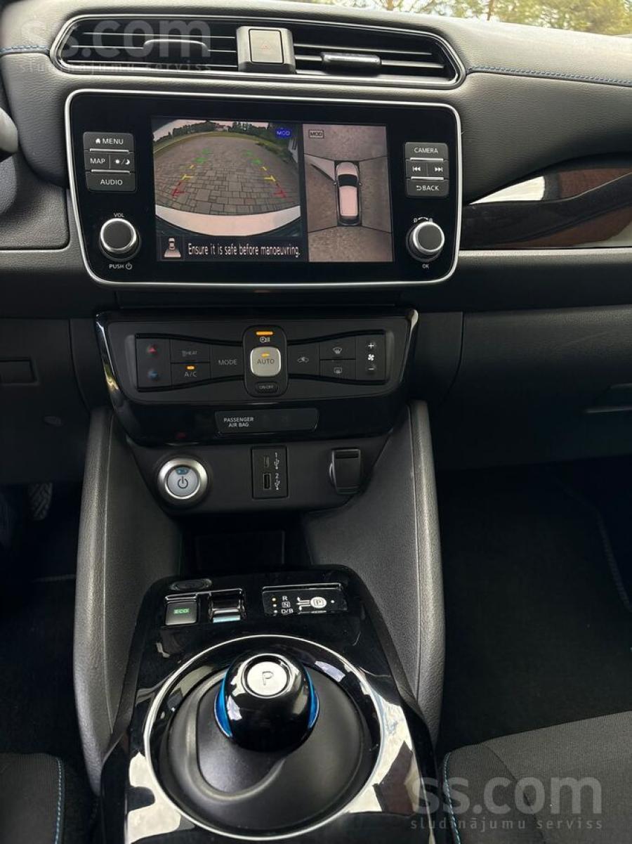Balts Nissan Leaf 2022 Jelgava, ar dzinēja tilpumu 0.00 L un nobraukumu 85 tūkst. km par 16900 €, foto 24 vietnē AUTOMOTO.COM.LV