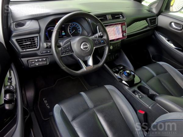 Balts Nissan Leaf 2022 Rīga, ar dzinēja tilpumu 0.00 L un nobraukumu 53 tūkst. km par 17800 €, foto 6 vietnē AUTOMOTO.COM.LV