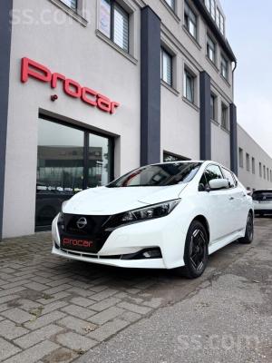 Balts Nissan Leaf 2022 Rīga, ar dzinēja tilpumu 0.00 L un nobraukumu 23 tūkst. km par 16300 €, foto  vietnē AUTOMOTO.COM.LV