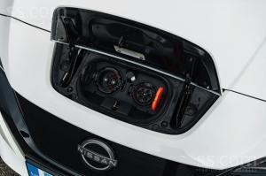 White Nissan Leaf 2022 in Riga, with an engine capacity of 0.00 L and mileage of 97 thousand km for 14980 €, photo 11 on AUTOMOTO.COM.LV
