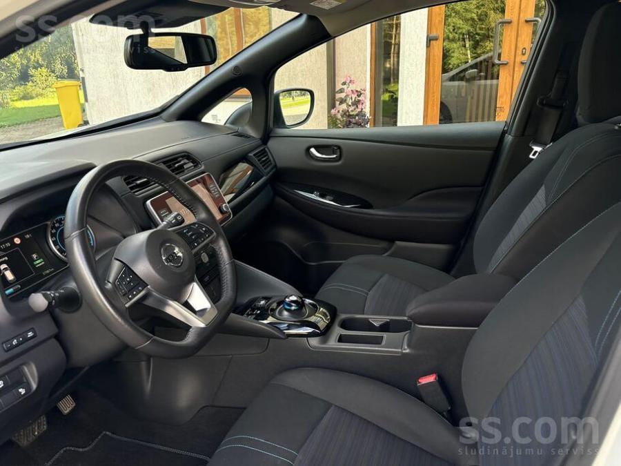 Balts Nissan Leaf 2022 Jelgava, ar dzinēja tilpumu 0.00 L un nobraukumu 38 tūkst. km par 15950 €, foto 16 vietnē AUTOMOTO.COM.LV