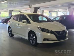 White Nissan Leaf 2022 in Riga, with an engine capacity of 0.00 L and mileage of 107 thousand km for 16950 €, photo 4 on AUTOMOTO.COM.LV