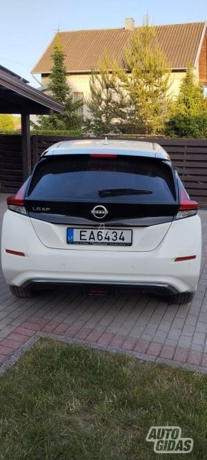 Balts Nissan Leaf 2023 Klaipėda, ar dzinēja tilpumu 0.00 L un nobraukumu 85 tūkst. km par 21500 €, foto 7 vietnē AUTOMOTO.COM.LV