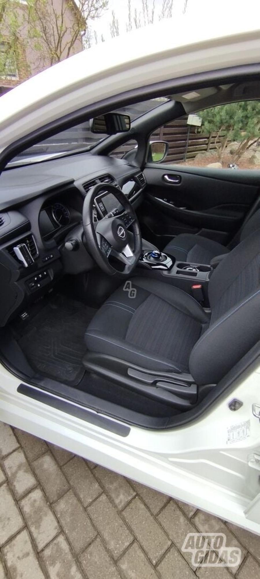 Balts Nissan Leaf 2023 Klaipėda, ar dzinēja tilpumu 0.00 L un nobraukumu 85 tūkst. km par 21500 €, foto 12 vietnē AUTOMOTO.COM.LV