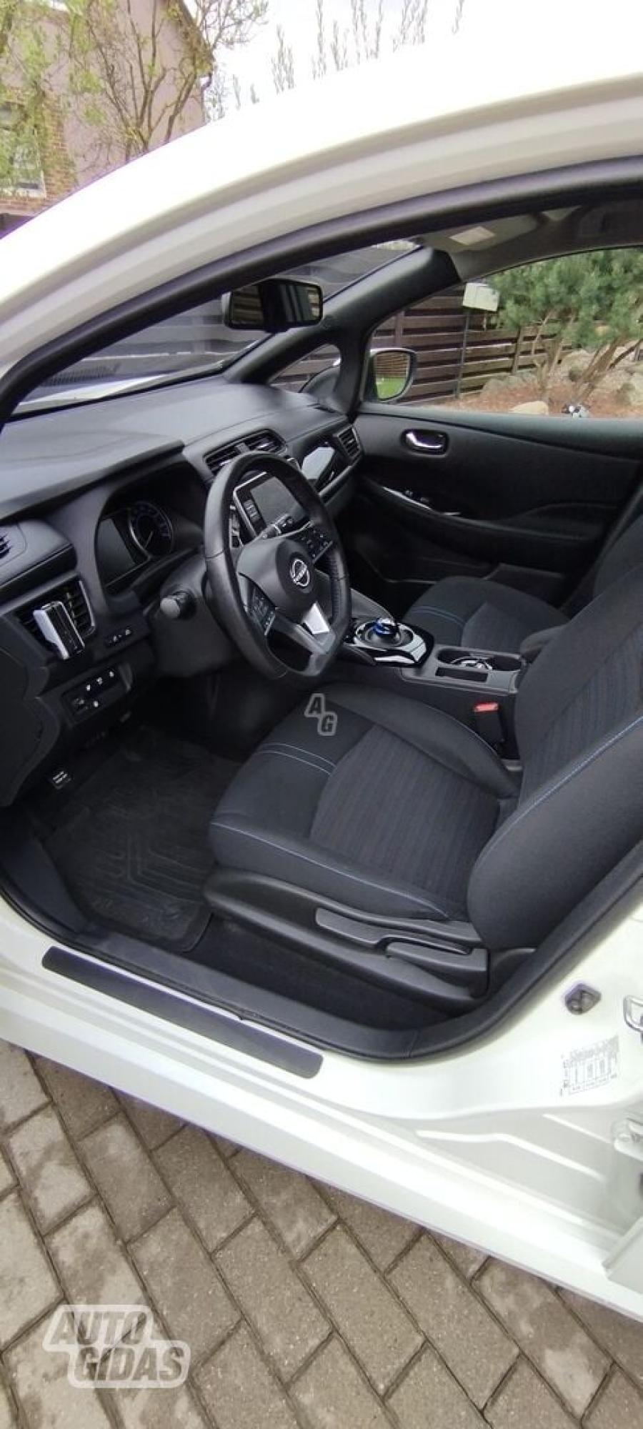 Balts Nissan Leaf 2023 Klaipėda, ar dzinēja tilpumu 0.00 L un nobraukumu 85 tūkst. km par 21500 €, foto 31 vietnē AUTOMOTO.COM.LV