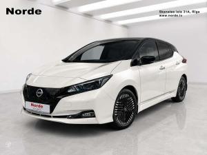 Balts Nissan Leaf 2023 Rīga, ar dzinēja tilpumu 0.00 L un nobraukumu 68 tūkst. km par 16890 €, foto  vietnē AUTOMOTO.COM.LV