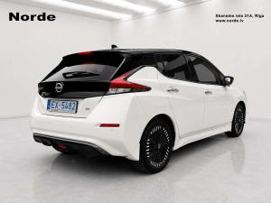 White Nissan Leaf 2023 in Riga, with an engine capacity of 0.00 L and mileage of 68 thousand km for 16890 €, photo 5 on AUTOMOTO.COM.LV