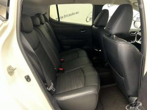 White Nissan Leaf 2023 in Vilnius, with an engine capacity of 0.00 L and mileage of 115 thousand km for 18300 €, photo 11 on AUTOMOTO.COM.LV