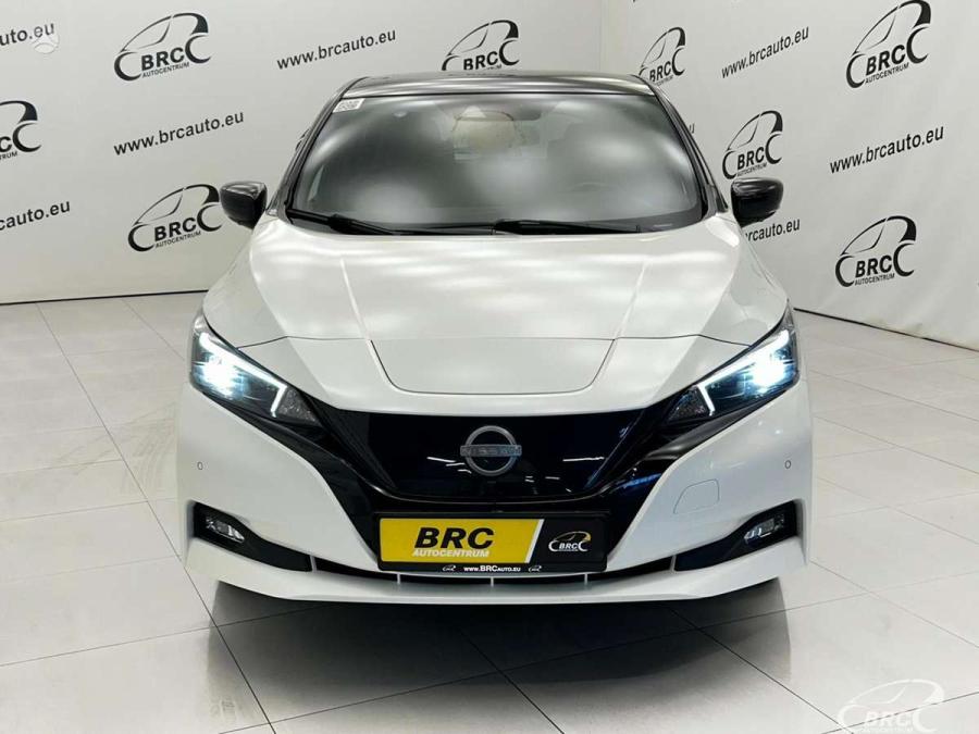 White Nissan Leaf 2023 in Vilnius, with an engine capacity of 0.00 L and mileage of 115 thousand km for 18300 €, photo 25 on AUTOMOTO.COM.LV