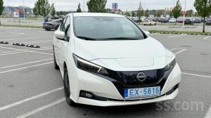 Balts Nissan Leaf 2023 Rīga, ar dzinēja tilpumu 0.00 L un nobraukumu 53 tūkst. km par 19500 €, foto  vietnē AUTOMOTO.COM.LV