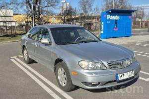 Pelēks Nissan Maxima 2004 Rīga, ar dzinēja tilpumu 2.00 L un nobraukumu 219 tūkst. km par 600 €, foto  vietnē AUTOMOTO.COM.LV