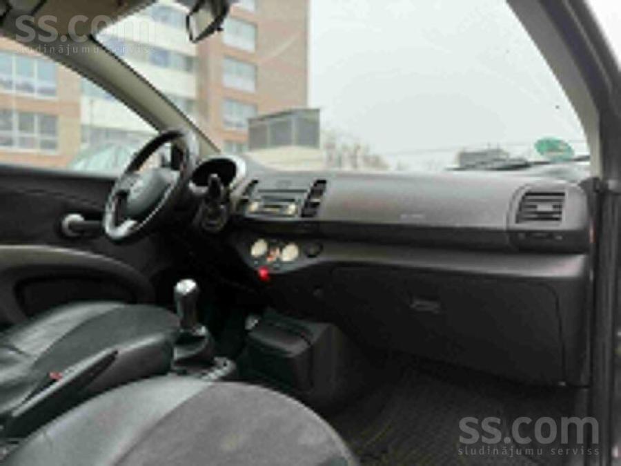 Black Nissan Micra 2006 in Riga, with an engine capacity of 1.40 L and mileage of 0 thousand km for 3500 €, photo 8 on AUTOMOTO.COM.LV
