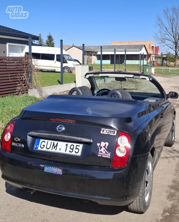 Melns Nissan Micra 2006 Kauņa, ar dzinēja tilpumu 1.40 L un nobraukumu 277 tūkst. km par 1900 €, foto 2 vietnē AUTOMOTO.COM.LV