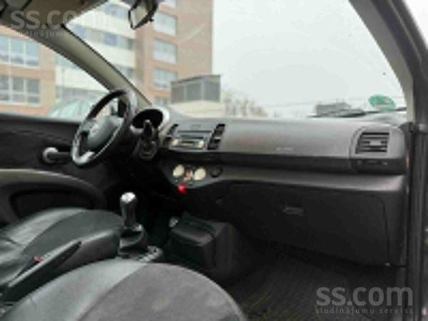 Black Nissan Micra 2006 in Riga, with an engine capacity of 1.30 L and mileage of 0 thousand km for 3500 €, photo 10 on AUTOMOTO.COM.LV