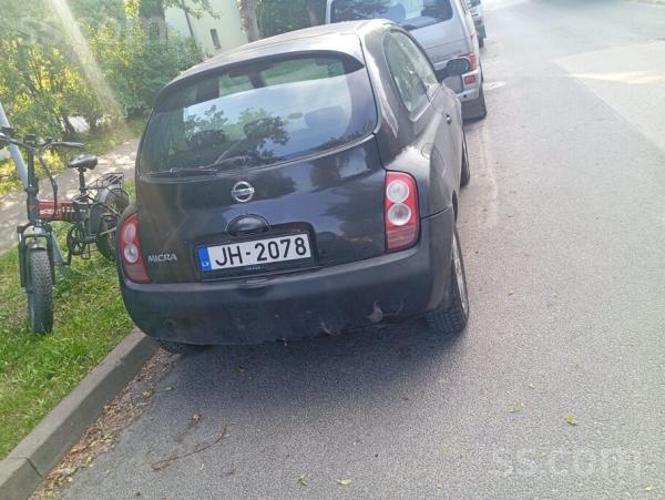 Melns Nissan Micra 2003 Rīga, ar dzinēja tilpumu 1.40 L un nobraukumu 286 tūkst. km par 250 €, foto 1 vietnē AUTOMOTO.COM.LV