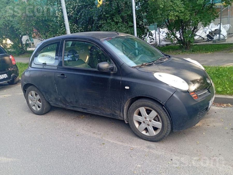 Melns Nissan Micra 2003 Rīga, ar dzinēja tilpumu 1.40 L un nobraukumu 286 tūkst. km par 250 €, foto 3 vietnē AUTOMOTO.COM.LV