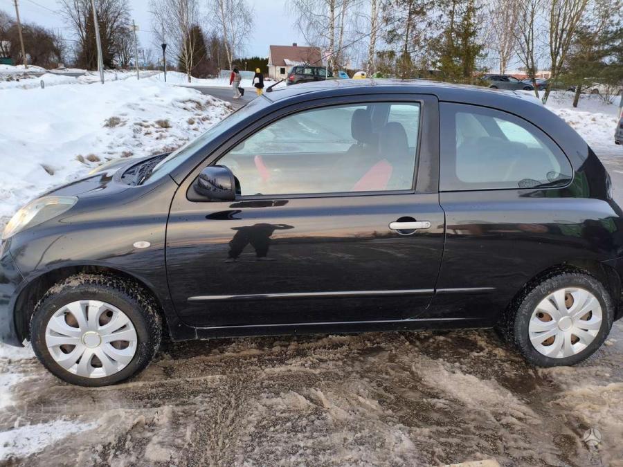 Melns Nissan Micra 2010 Širvintos, ar dzinēja tilpumu 1.24 L un nobraukumu 141 tūkst. km par 2100 €, foto 1 vietnē AUTOMOTO.COM.LV