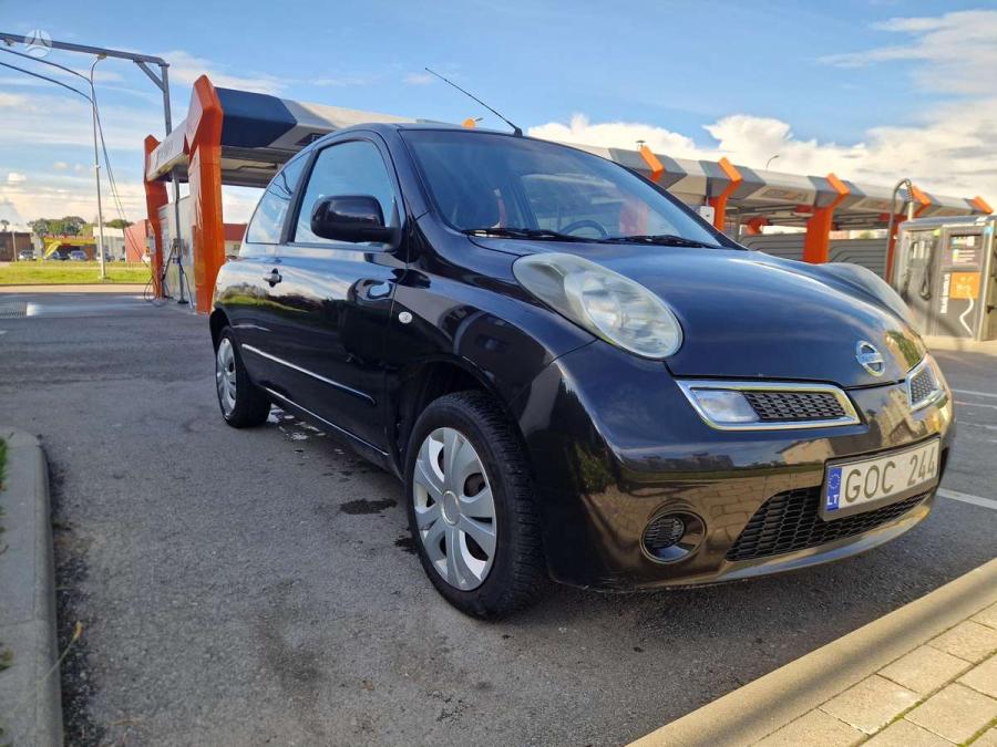 Black Nissan Micra 2010 in Kaunas, with an engine capacity of 1.24 L and mileage of 143 thousand km for 1800 €, photo 4 on AUTOMOTO.COM.LV