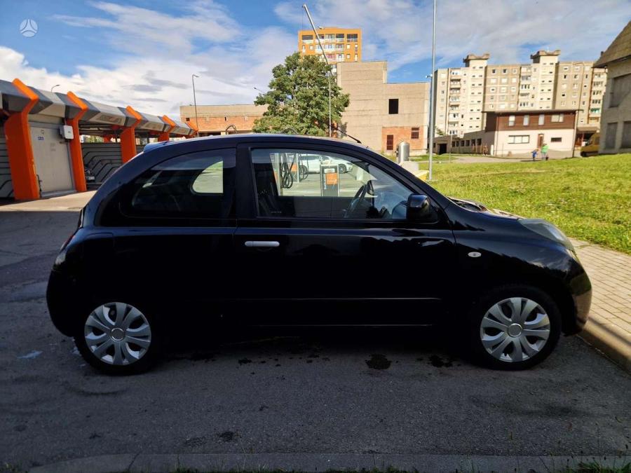 Black Nissan Micra 2010 in Kaunas, with an engine capacity of 1.24 L and mileage of 143 thousand km for 1800 €, photo 5 on AUTOMOTO.COM.LV