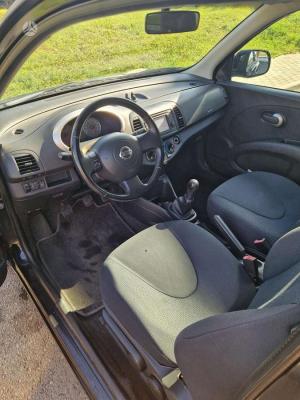 Black Nissan Micra 2010 in Kaunas, with an engine capacity of 1.24 L and mileage of 143 thousand km for 1800 €, photo 8 on AUTOMOTO.COM.LV