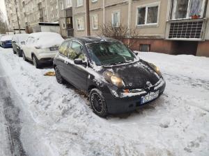 Melns Nissan Micra 2003 Rīga, ar dzinēja tilpumu 1.50 L un nobraukumu 300 tūkst. km par 1000 €, foto 4 vietnē AUTOMOTO.COM.LV
