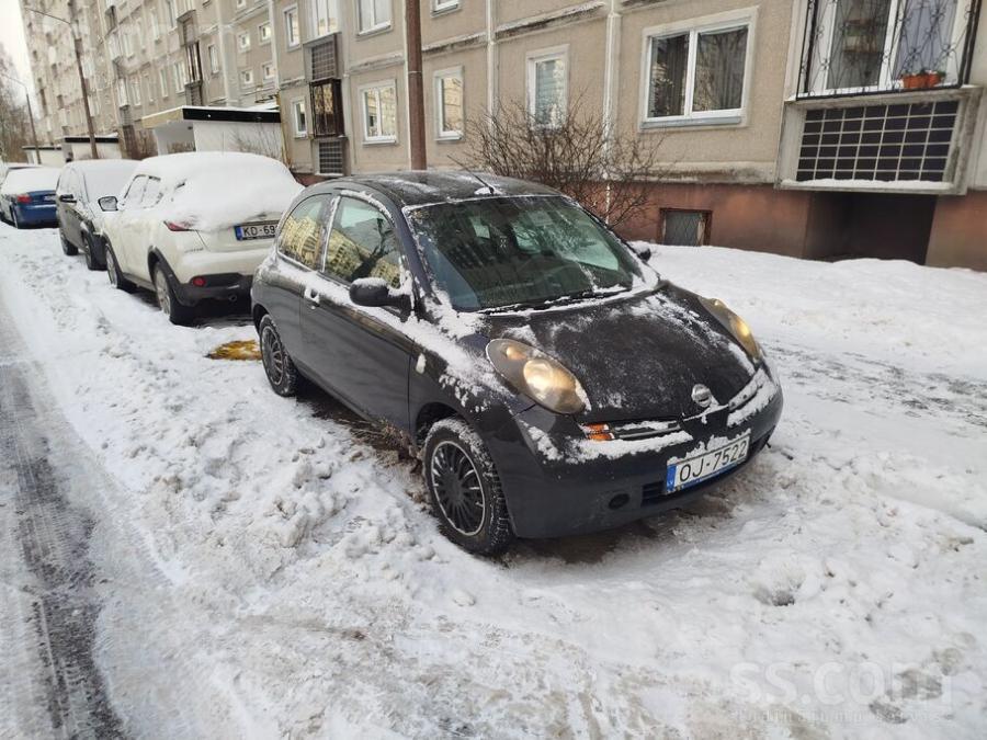 Melns Nissan Micra 2003 Rīga, ar dzinēja tilpumu 1.50 L un nobraukumu 300 tūkst. km par 1000 €, foto 4 vietnē AUTOMOTO.COM.LV