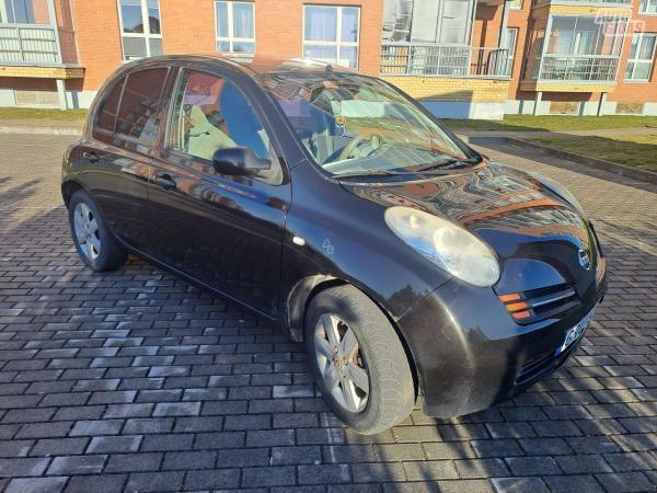 Melns Nissan Micra 2003 Klaipėda, ar dzinēja tilpumu 1.50 L un nobraukumu 270 tūkst. km par 900 €, foto 3 vietnē AUTOMOTO.COM.LV
