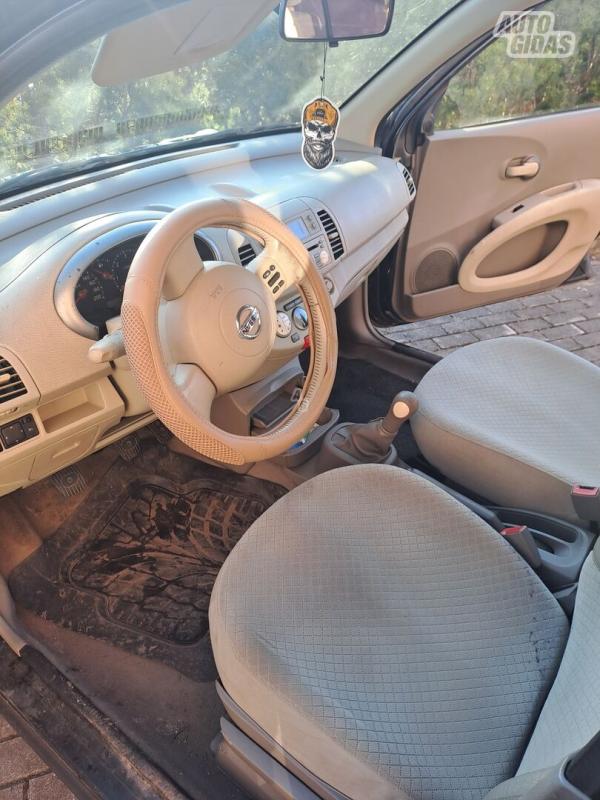 Melns Nissan Micra 2003 Klaipėda, ar dzinēja tilpumu 1.50 L un nobraukumu 270 tūkst. km par 900 €, foto 5 vietnē AUTOMOTO.COM.LV