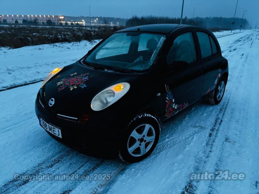 Melns Nissan Micra 2004 Tallina, ar dzinēja tilpumu 1.20 L un nobraukumu 239 tūkst. km par 890 €, foto 2 vietnē AUTOMOTO.COM.LV