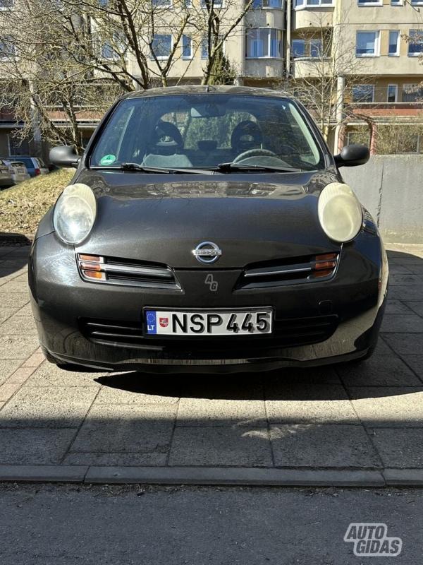 Melns Nissan Micra 2004 Viļņa, ar dzinēja tilpumu 1.20 L un nobraukumu 118 tūkst. km par 1600 €, foto 2 vietnē AUTOMOTO.COM.LV