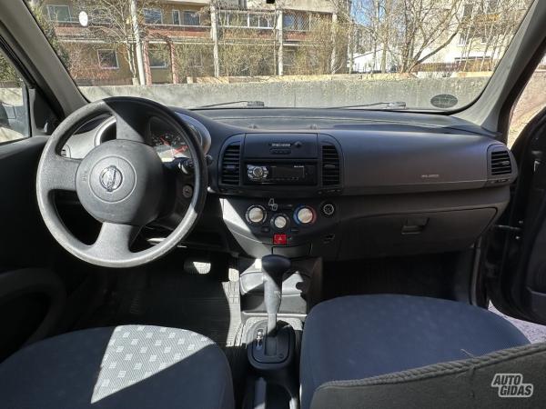 Melns Nissan Micra 2004 Viļņa, ar dzinēja tilpumu 1.20 L un nobraukumu 118 tūkst. km par 1600 €, foto 10 vietnē AUTOMOTO.COM.LV
