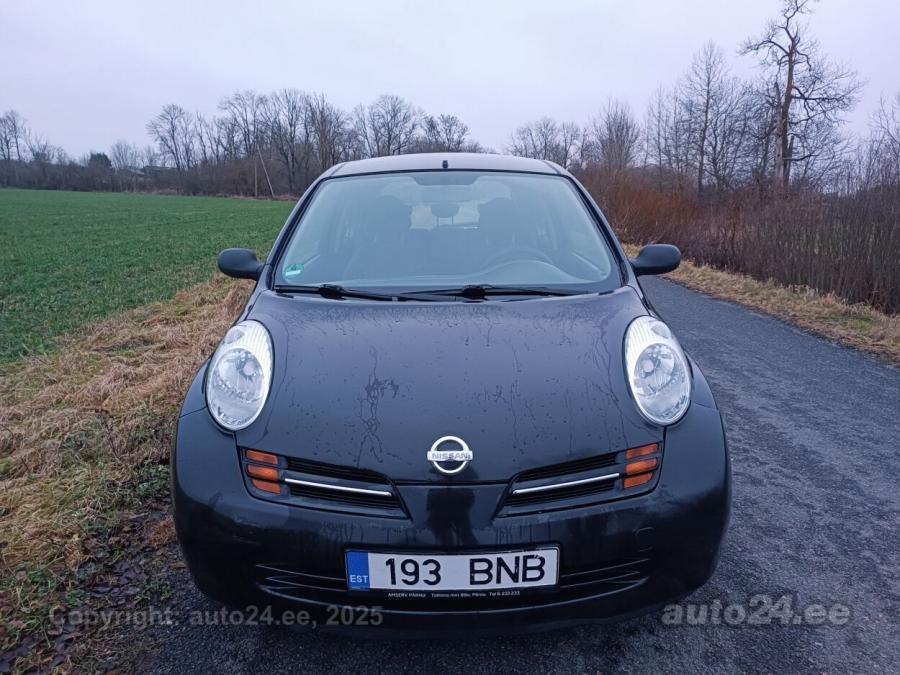 Melns Nissan Micra 2005 Tallina, ar dzinēja tilpumu 1.20 L un nobraukumu 226 tūkst. km par 1900 €, foto 5 vietnē AUTOMOTO.COM.LV