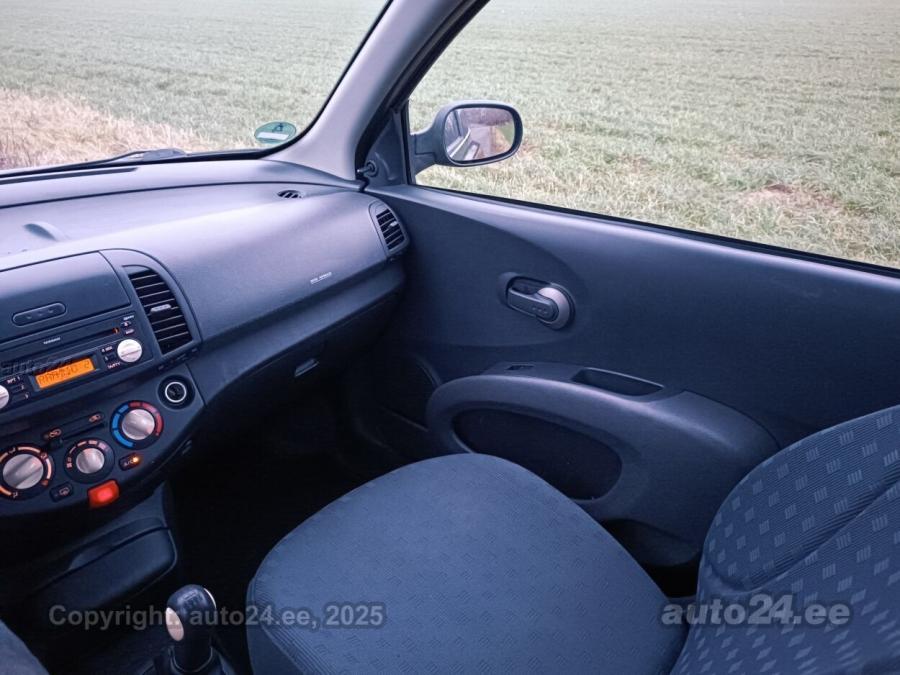 Melns Nissan Micra 2005 Tallina, ar dzinēja tilpumu 1.20 L un nobraukumu 226 tūkst. km par 1900 €, foto 18 vietnē AUTOMOTO.COM.LV