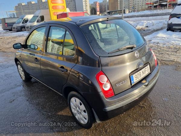 Black Nissan Micra 2005 in Tallinn, with an engine capacity of 1.20 L and mileage of 0 thousand km for 1950 €, photo 4 on AUTOMOTO.COM.LV