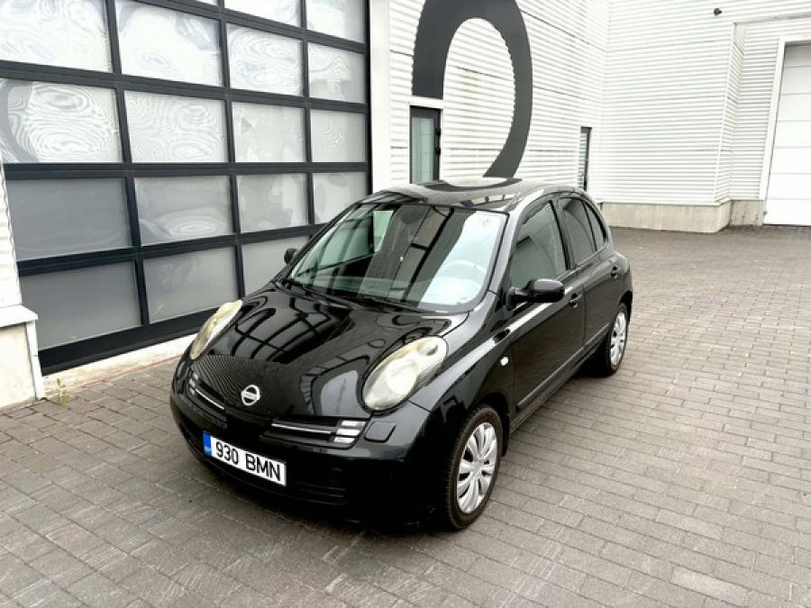Melns Nissan Micra 2005 Tallina, ar dzinēja tilpumu 0.00 L un nobraukumu 173 tūkst. km par 2199 €, foto 1 vietnē AUTOMOTO.COM.LV