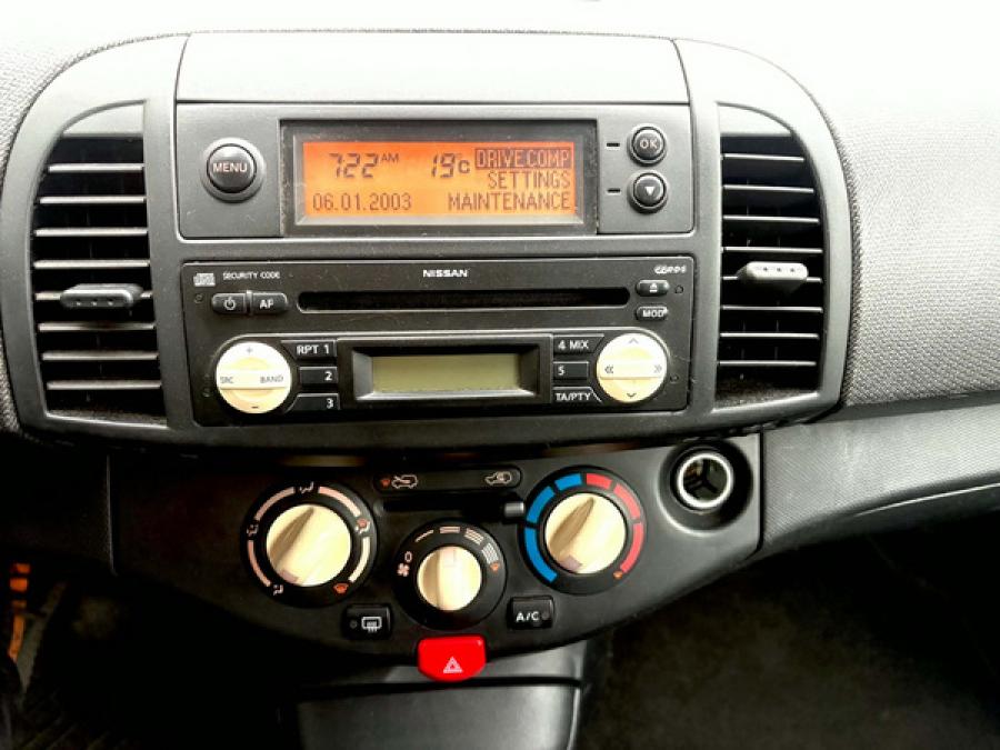 Melns Nissan Micra 2005 Tallina, ar dzinēja tilpumu 0.00 L un nobraukumu 173 tūkst. km par 2199 €, foto 12 vietnē AUTOMOTO.COM.LV